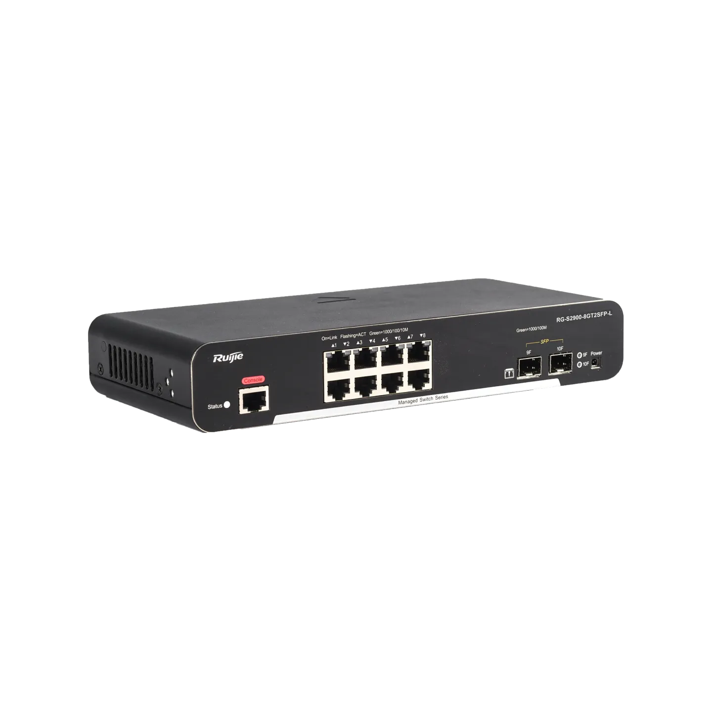 RG-S2900-8GT2SFP-L千兆网管接入交换机