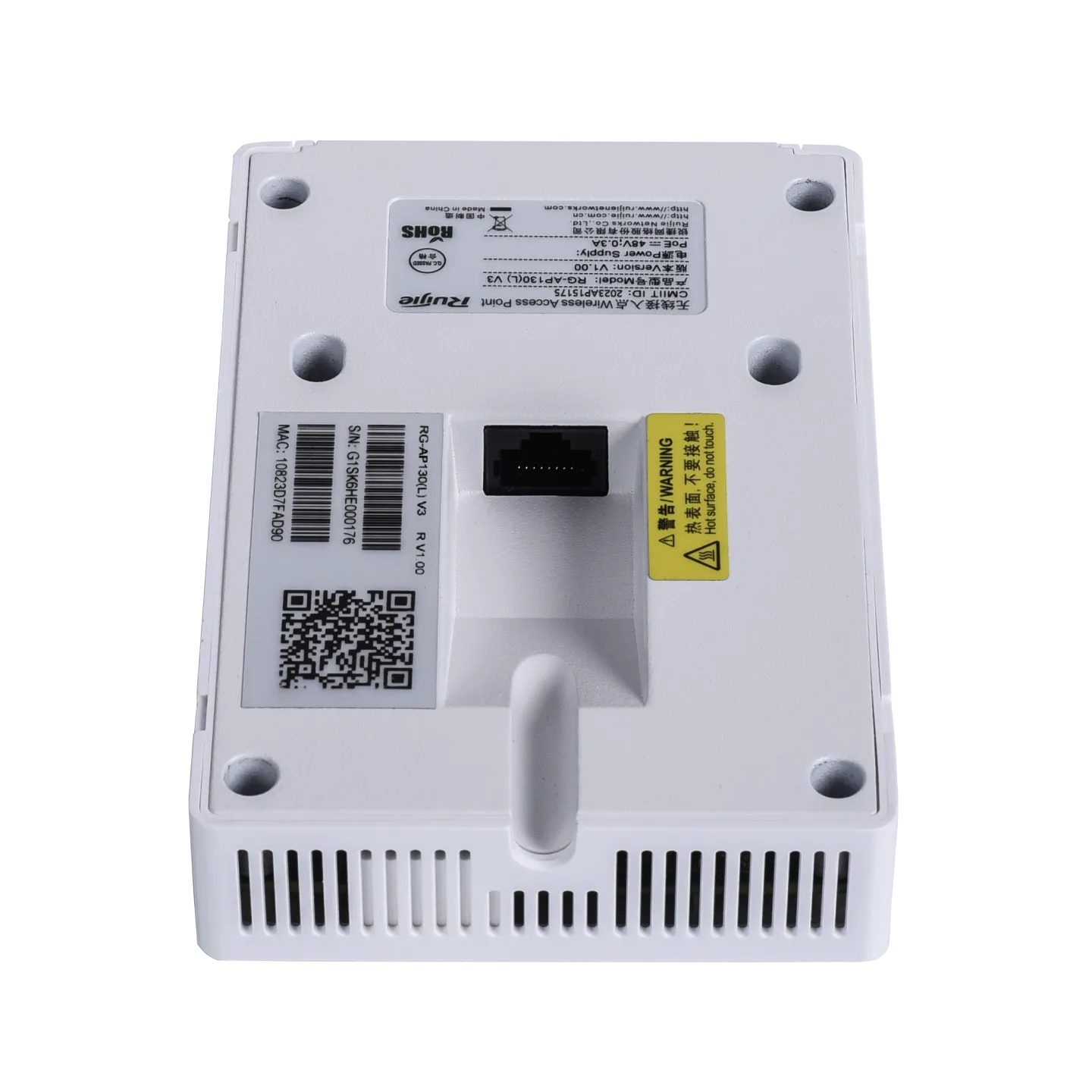 RG-AP130(L) V3双射频1.167Gbps室内Wi-Fi 5千兆面板AP-锐捷网络