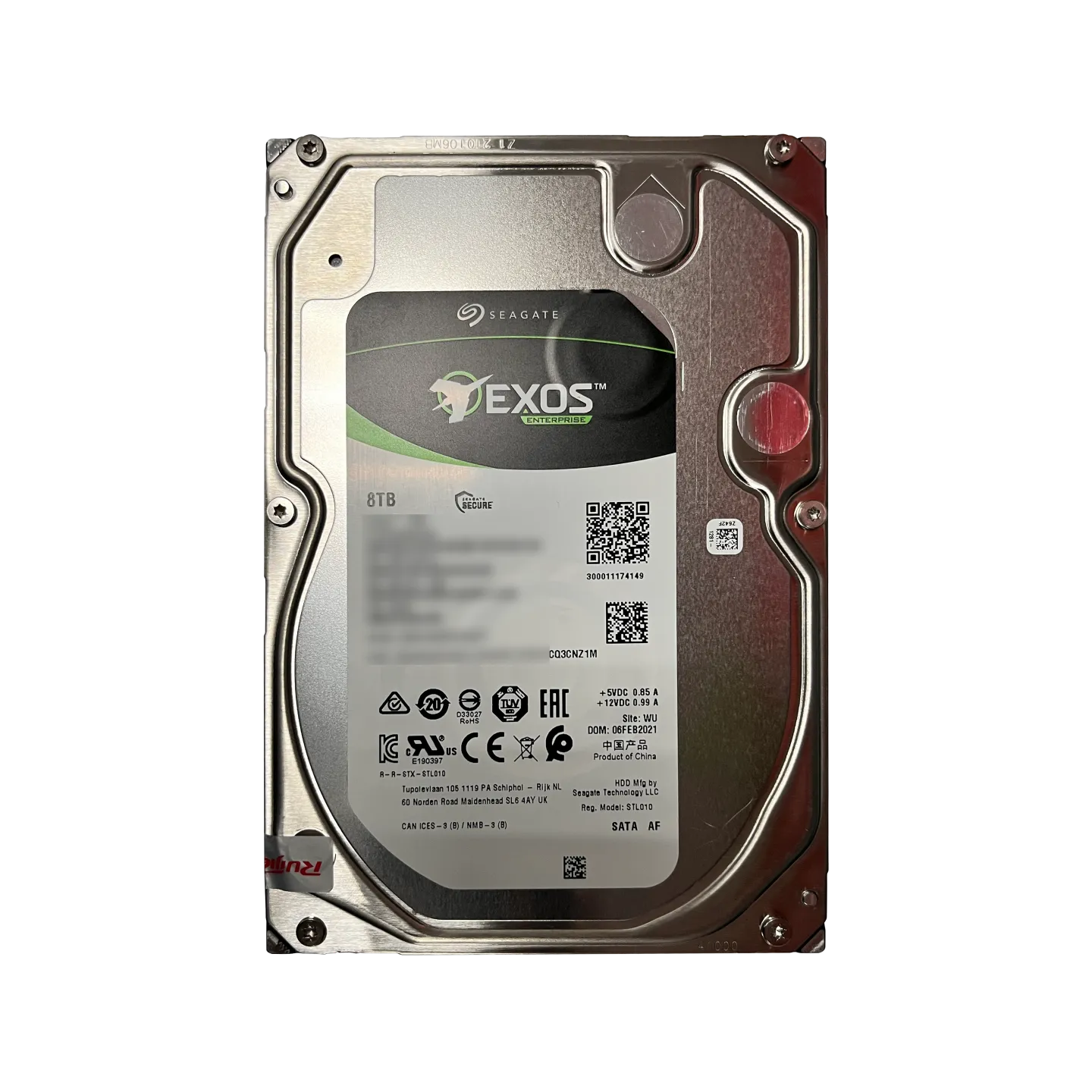 服务器HDD机械硬盘,8TB,3.5英寸,SATA3.0接口,7200RPM,希捷Seagate,ST8000NM000A,V ...