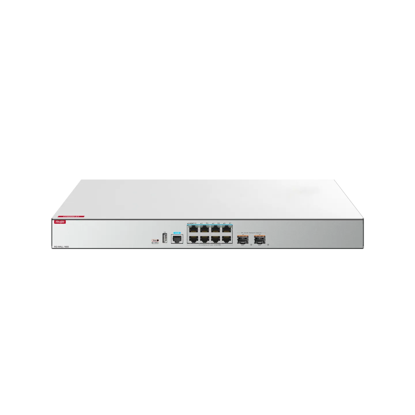 下一代网络防火墙-8个千兆电/2个千兆光硬件防火墙-RG-WALL 1600-CF系列-锐捷网络